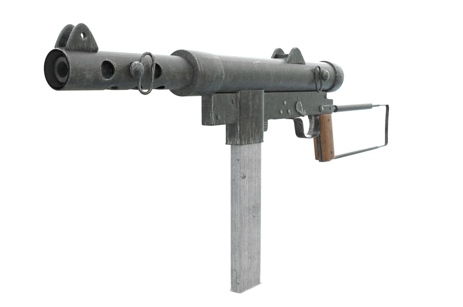 M45 9mm submachine gun 3D model | CGTrader