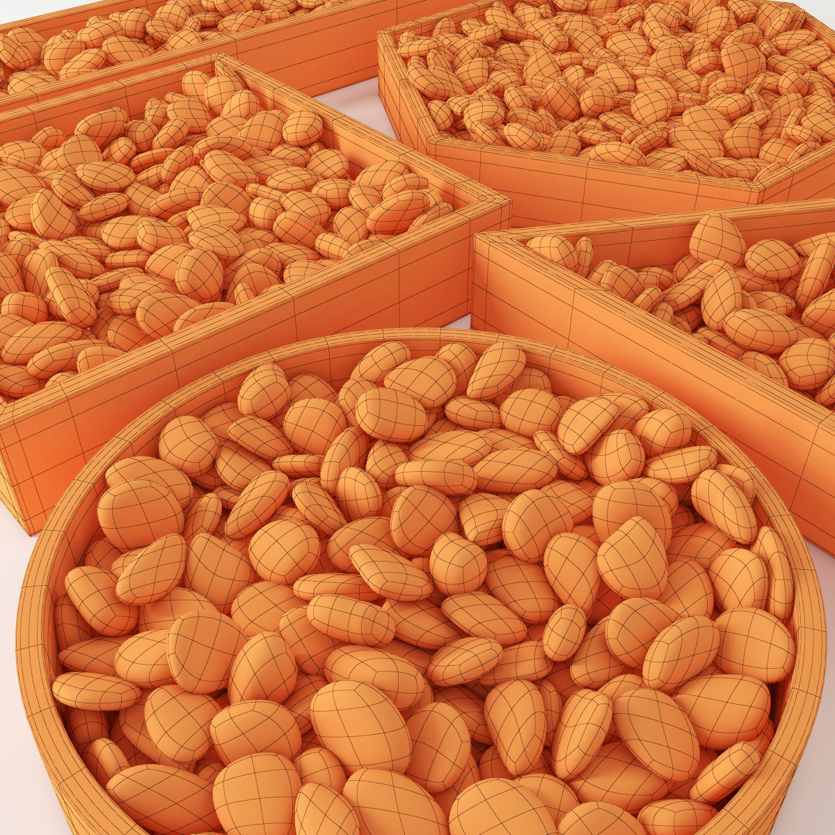 Pebble form 3D model | CGTrader