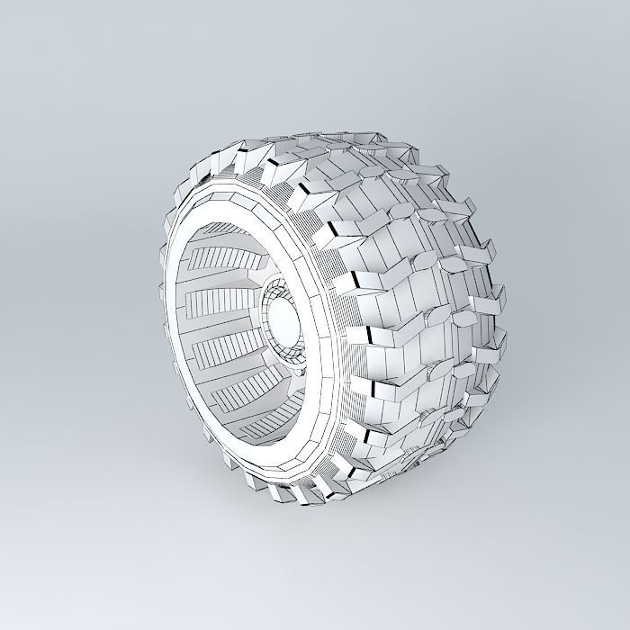 Truck Wheel free 3D model | CGTrader