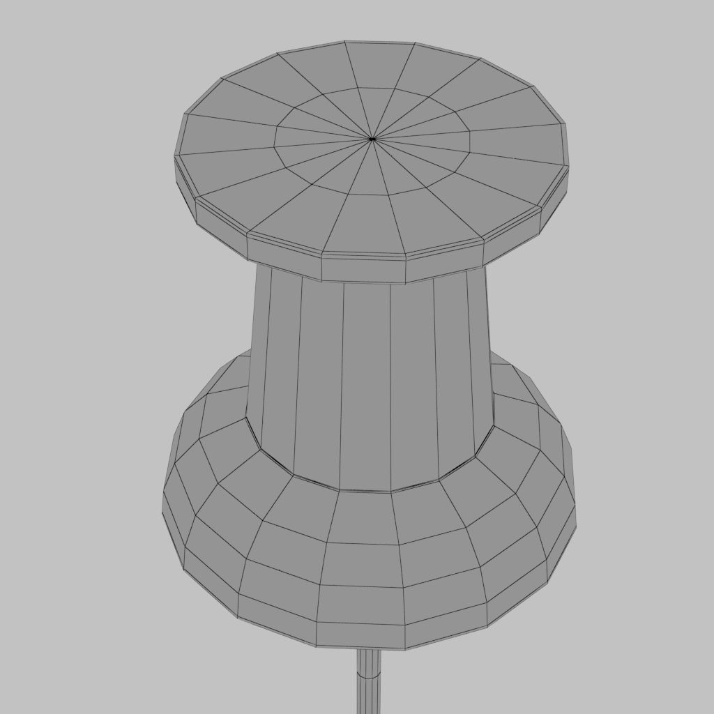 Push pin board map pointer 3D model | CGTrader
