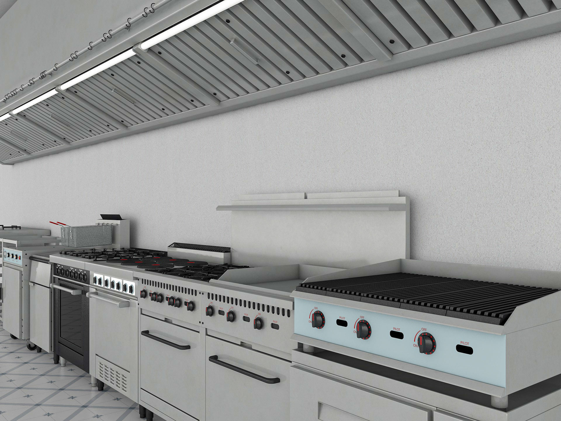 Commercial Kitchen 3D model | CGTrader