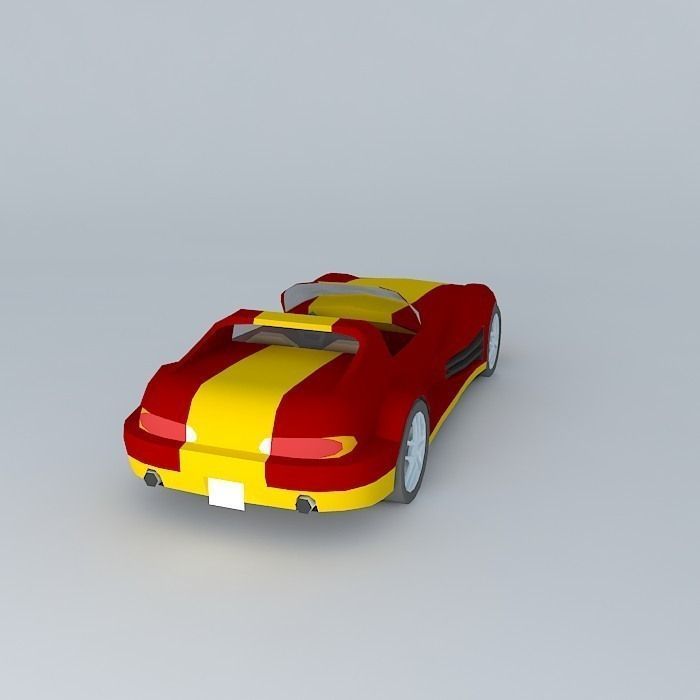 Banshee sports car free 3D model | CGTrader