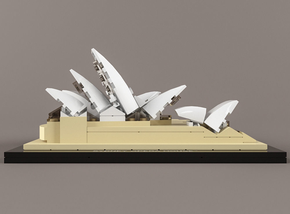 Lego Architecture Sydney Opera House 3D model | CGTrader