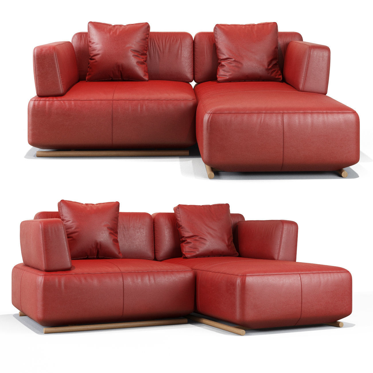 Natuzzi Cava sofa 2 3D model | CGTrader