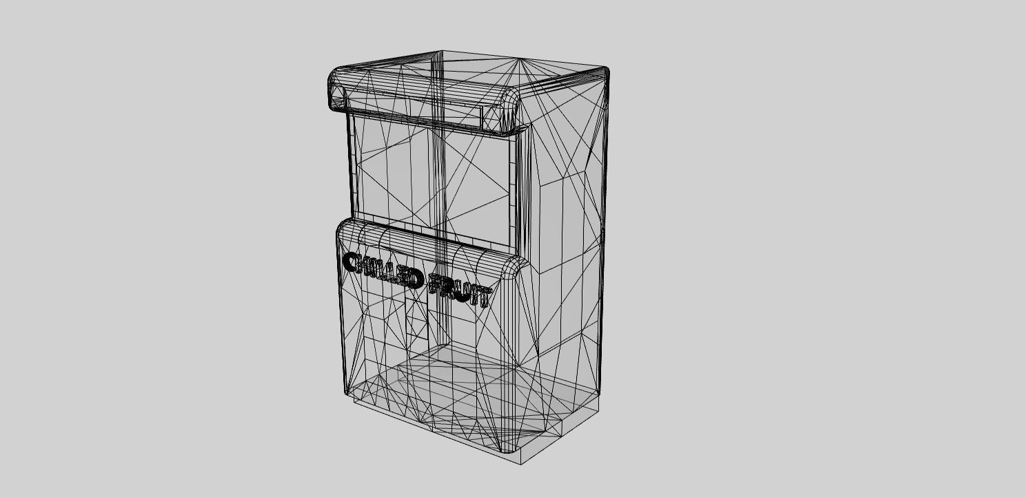 Retro Vending Machine 3D model 3D printable | CGTrader