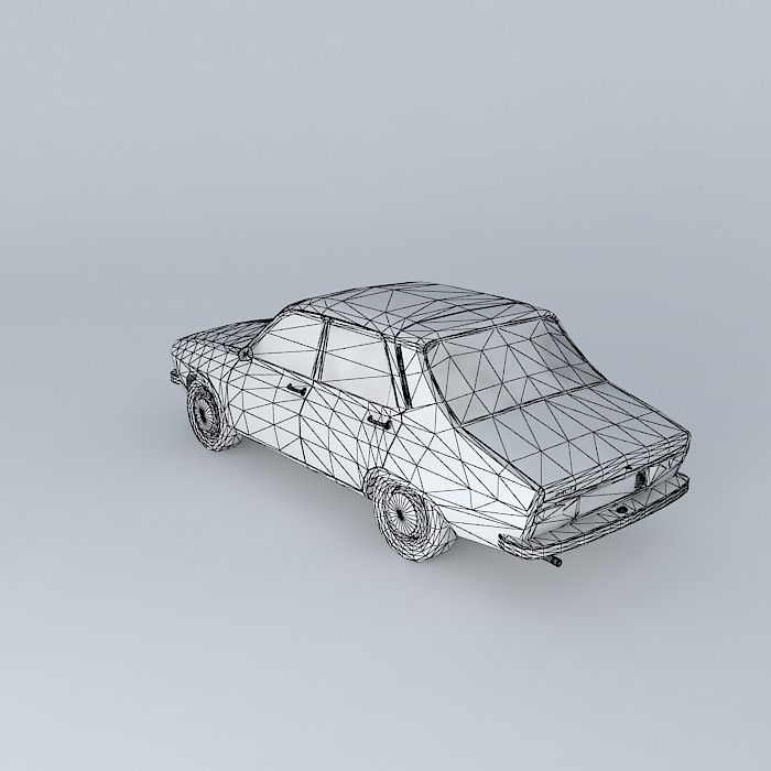 Dacia 1300 free 3D model | CGTrader