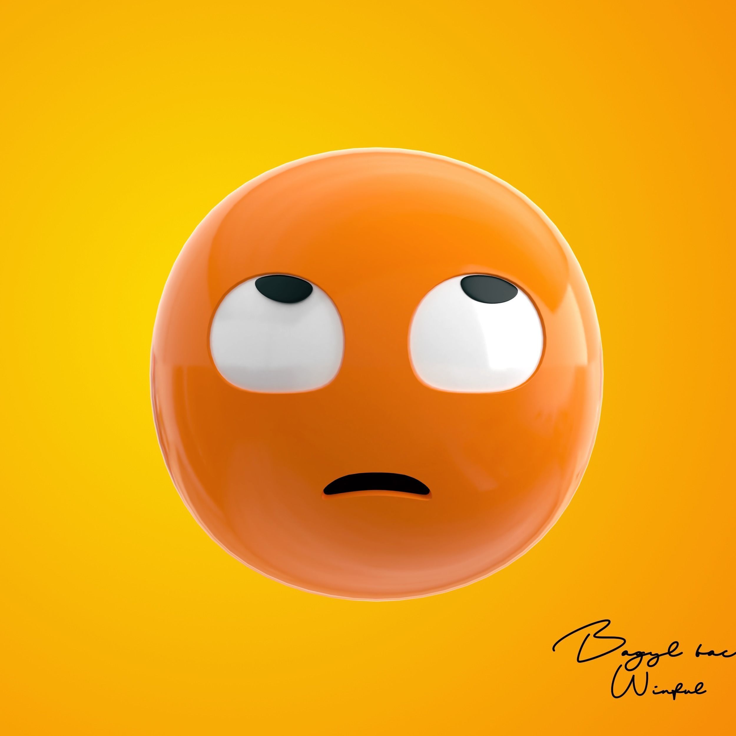 Emoji Face With Rolling Eyes Emoji Face With Rolling Eyes D Model My Xxx Hot Girl