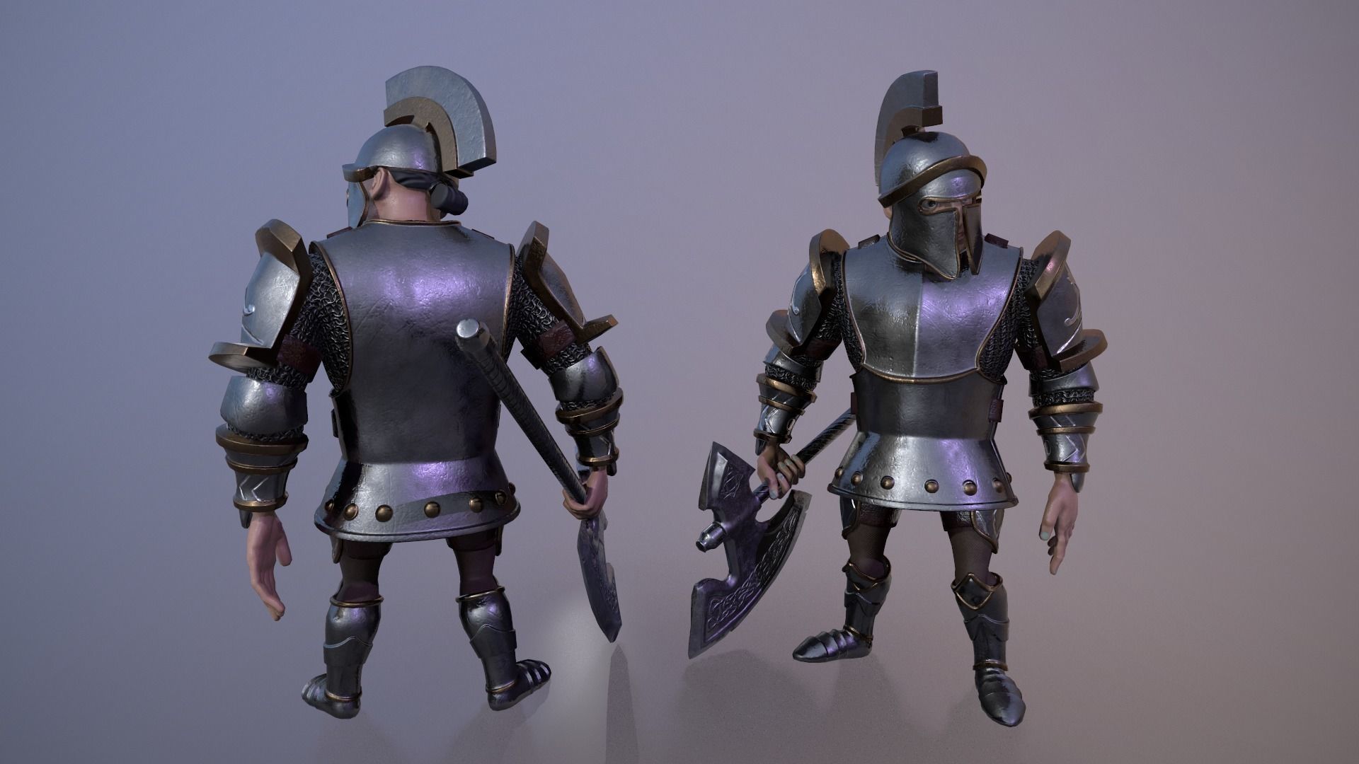 Knight stylized 3D model | CGTrader