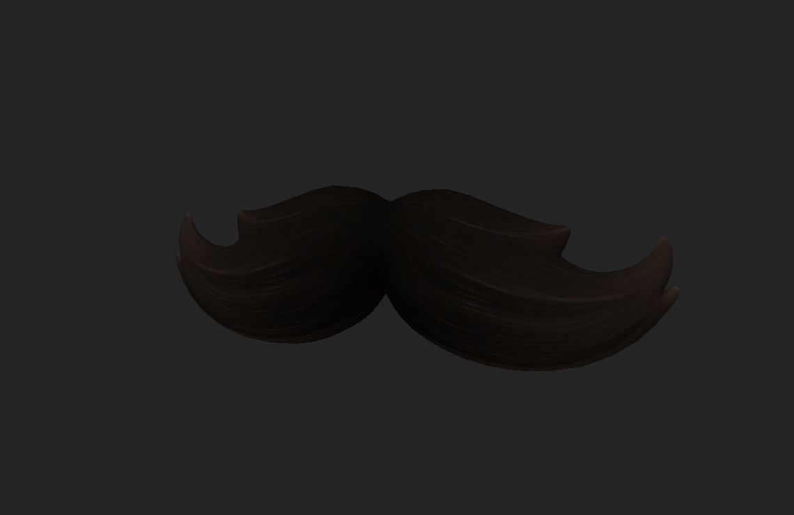 Mustache moustache 3D model | CGTrader