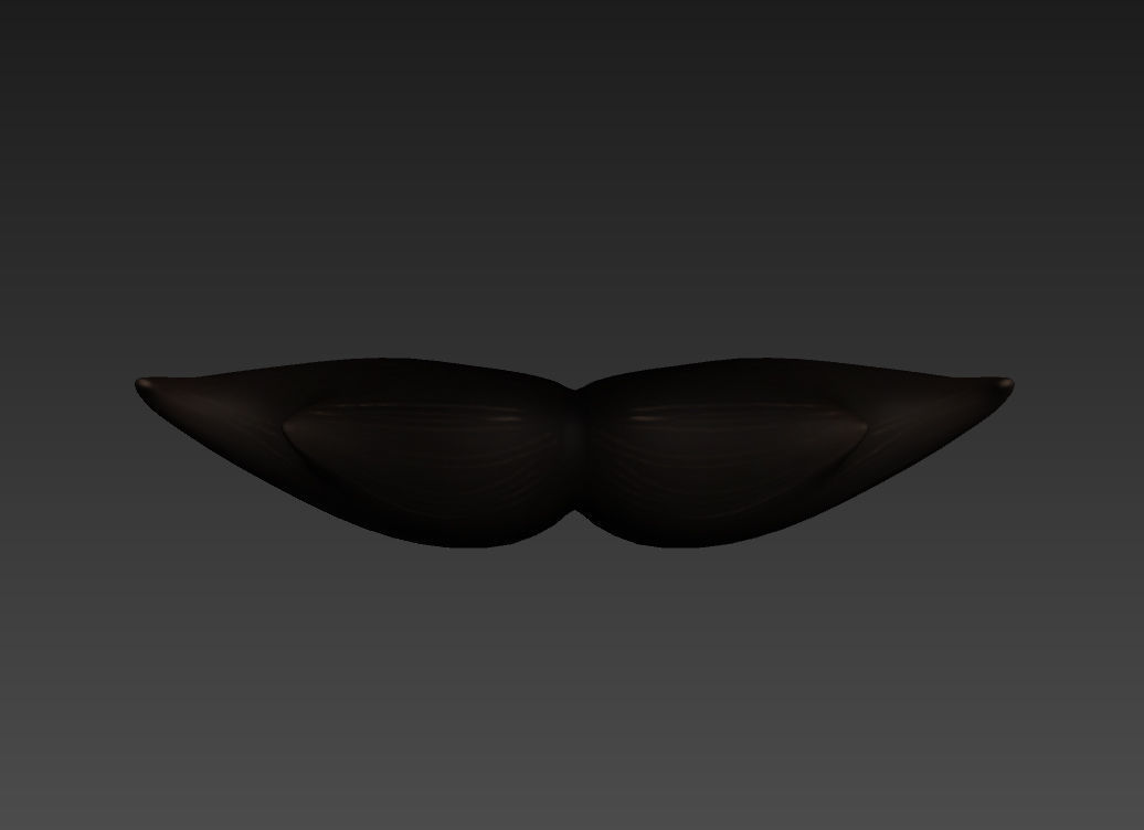 Mustache 3D model | CGTrader