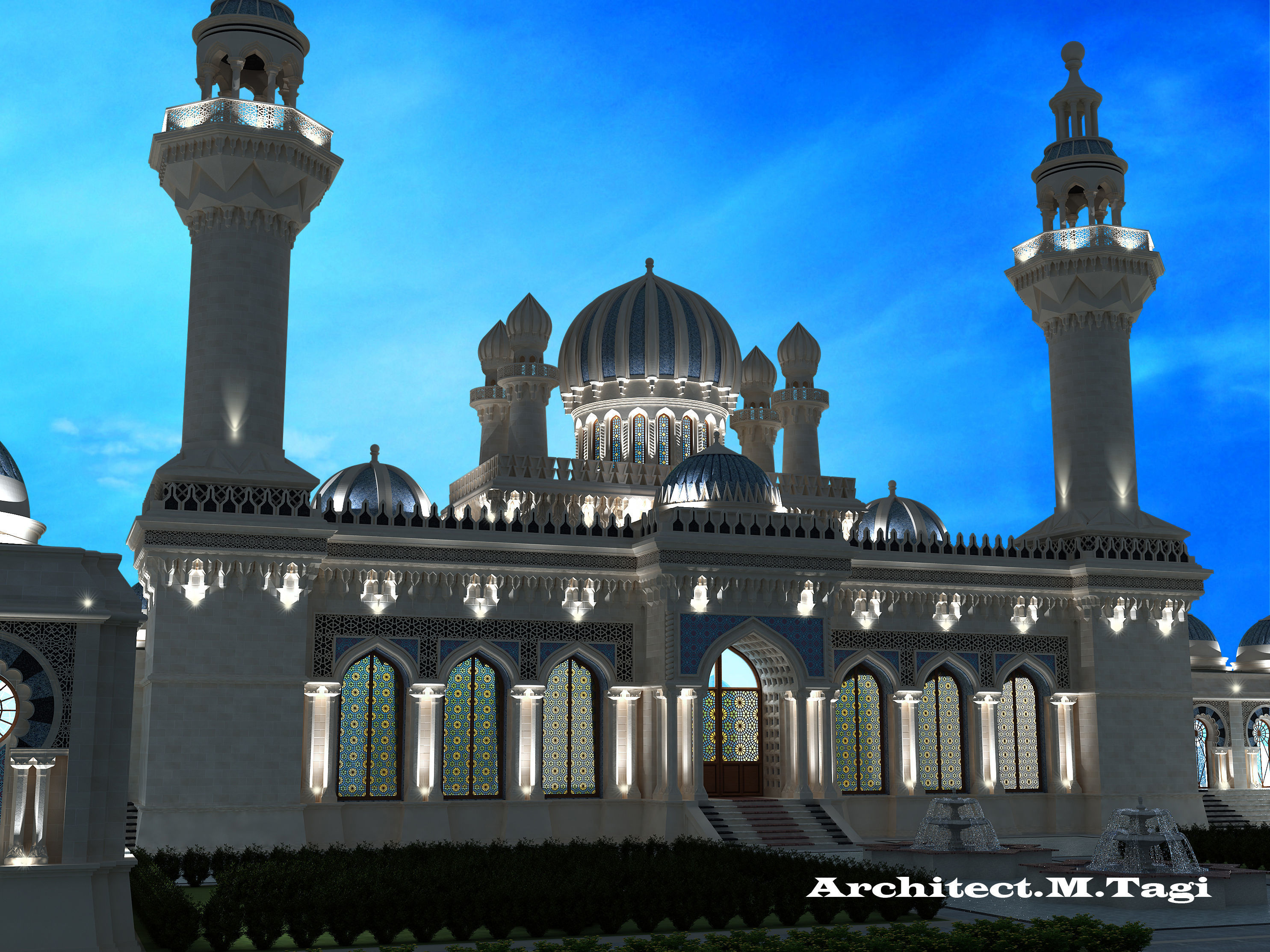 MOSQUE 3D model animated | CGTrader