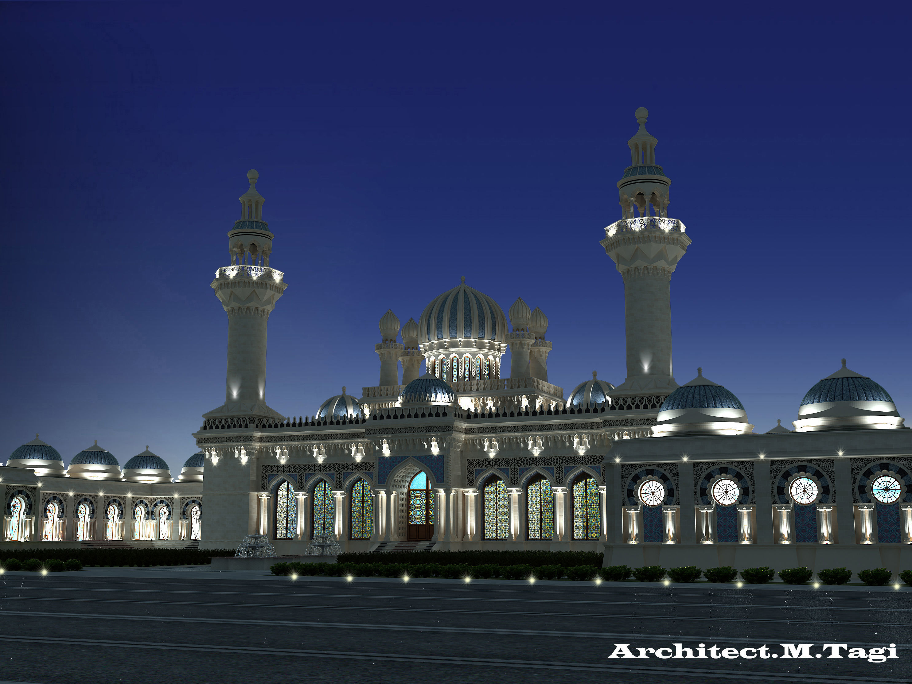 MOSQUE 3D model animated | CGTrader