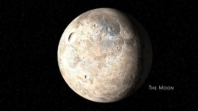 moon 3d model 3D model animated | CGTrader