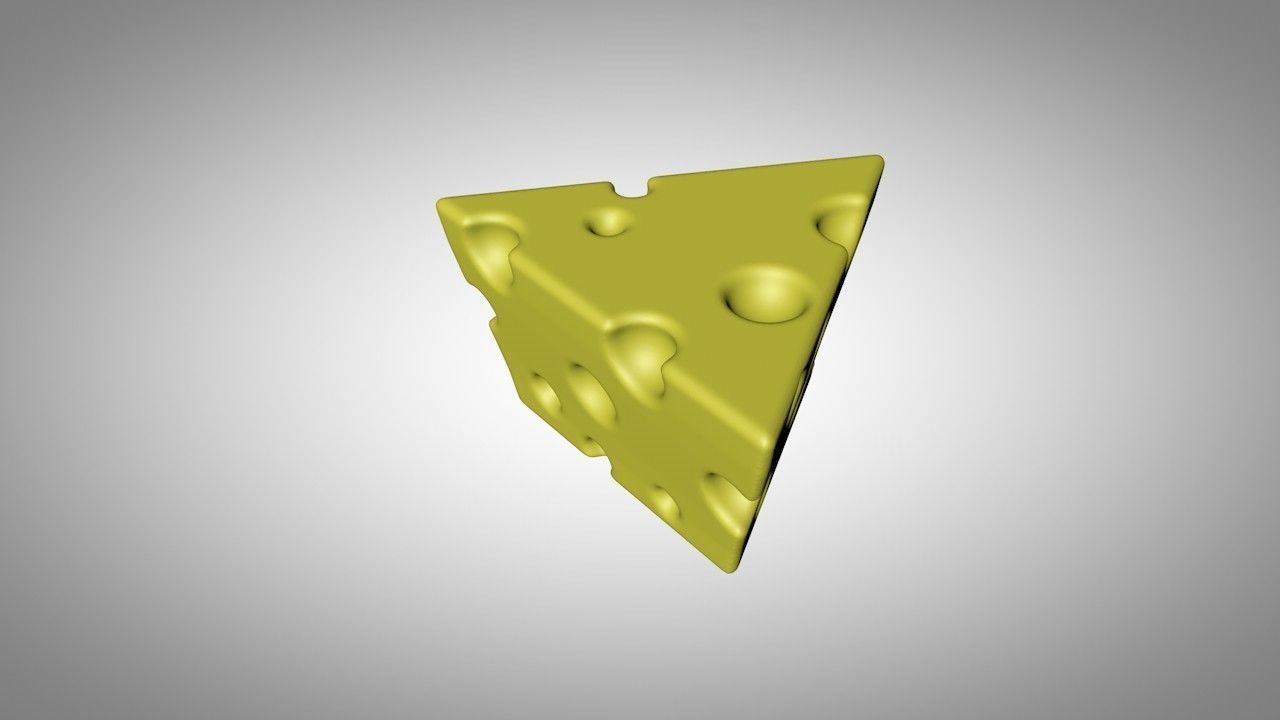 3D model Swiss Cheese VR / AR / low-poly | CGTrader