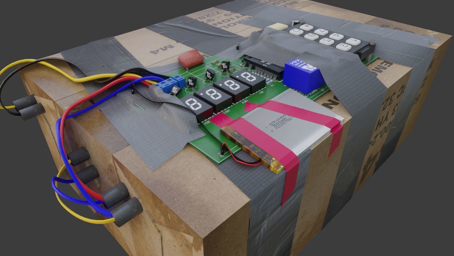 C4 Explosive 3D model | CGTrader