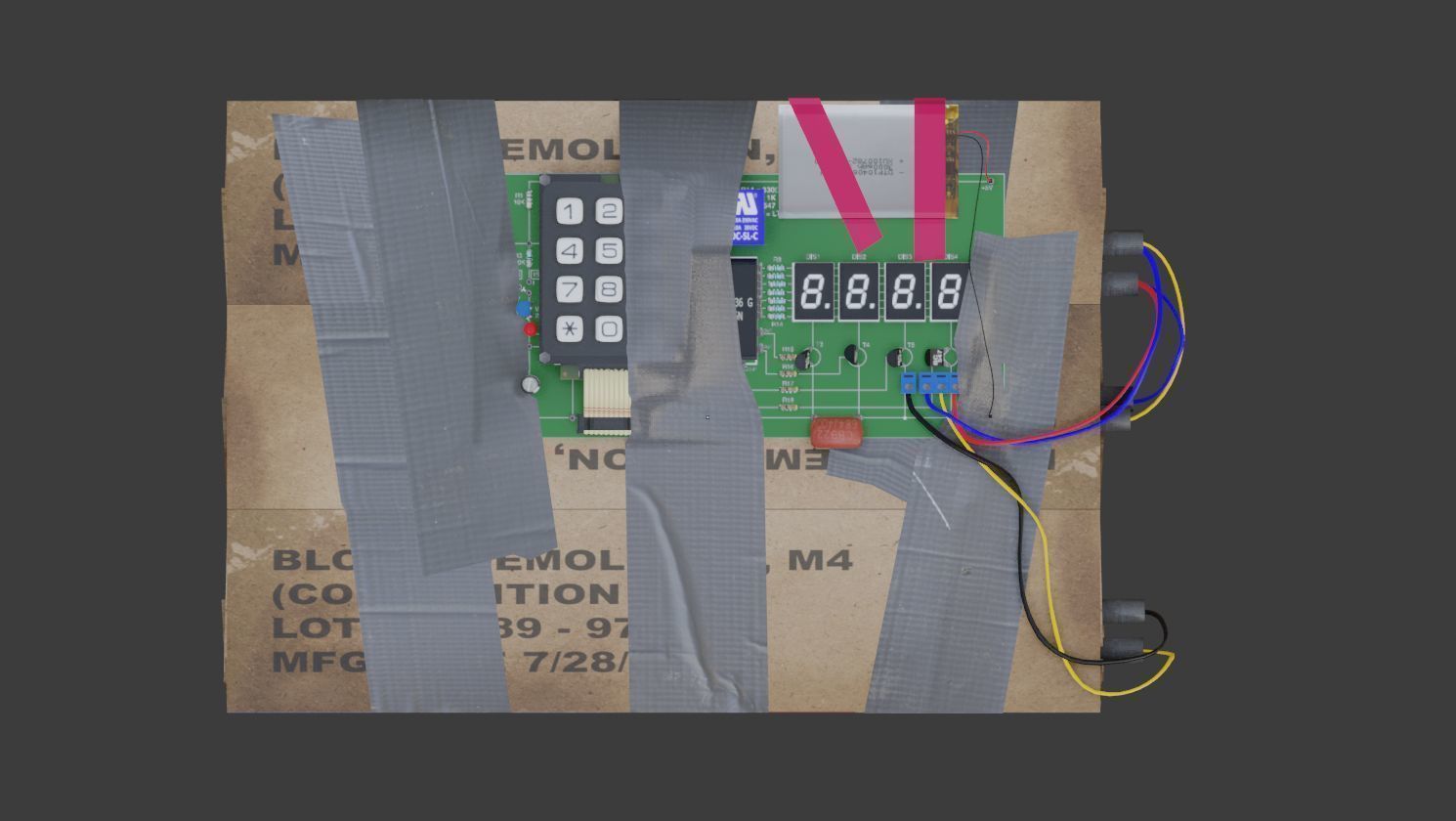 C4 Explosive 3D model | CGTrader