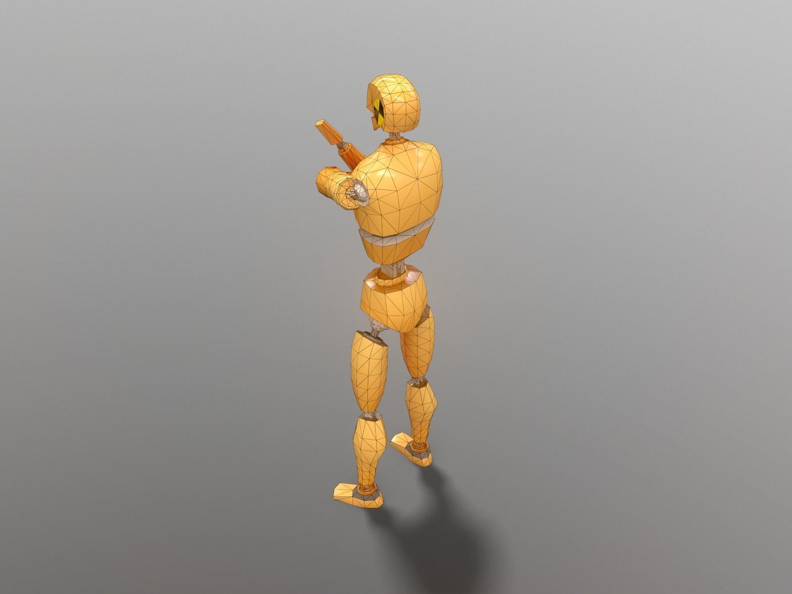 3D model Crash Test Dummy VR / AR / low-poly rigged animated | CGTrader