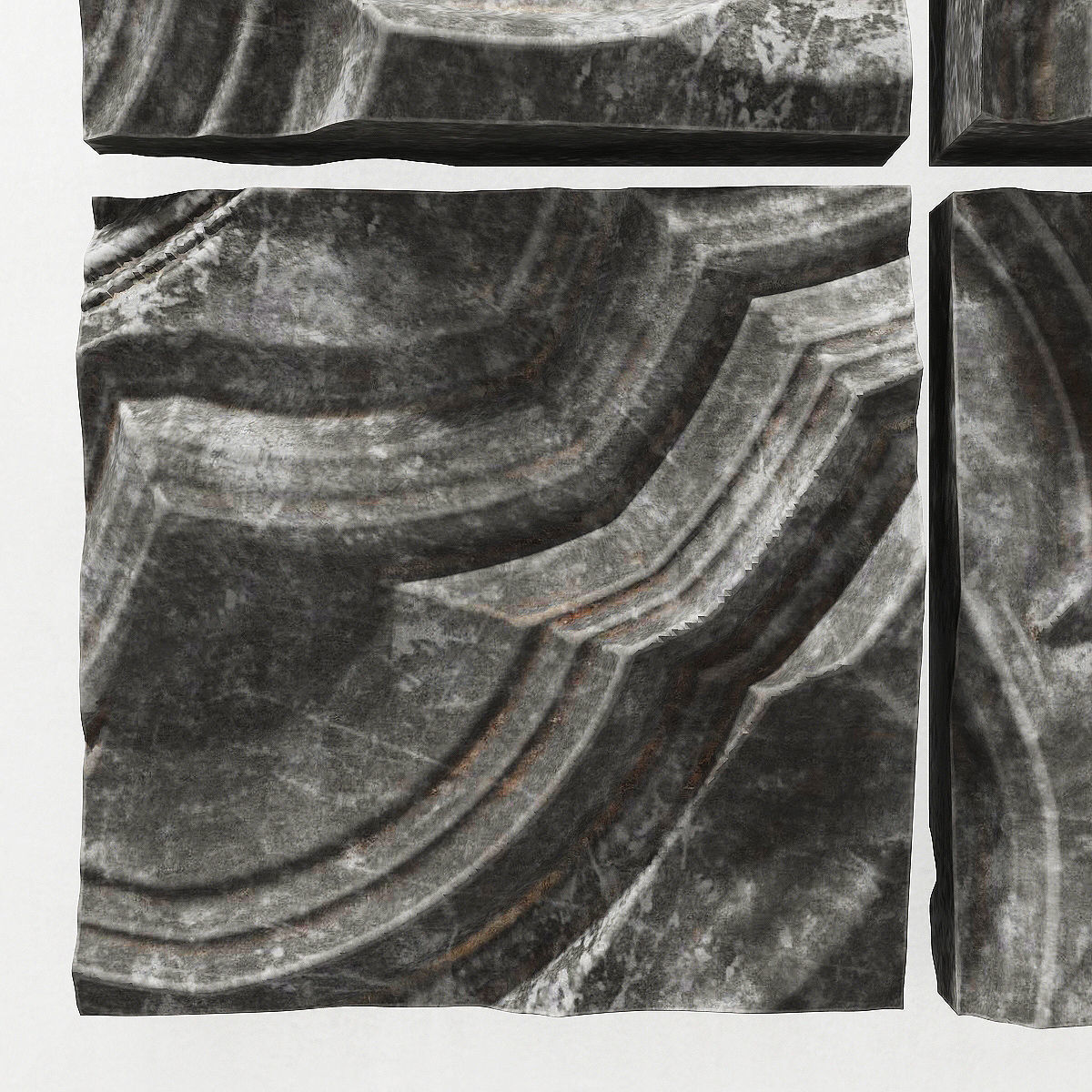 Panel rock cube n3 3D model | CGTrader