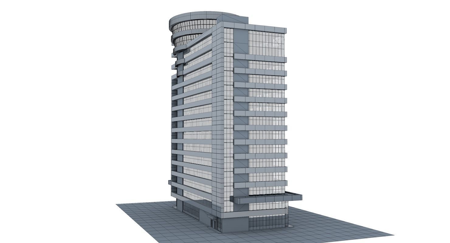 Modern Office Building 3D model | CGTrader
