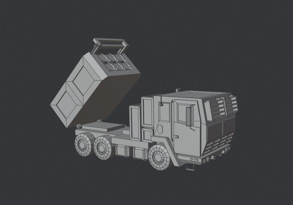 3D model Military MLRS Vehicles VR / AR / low-poly | CGTrader