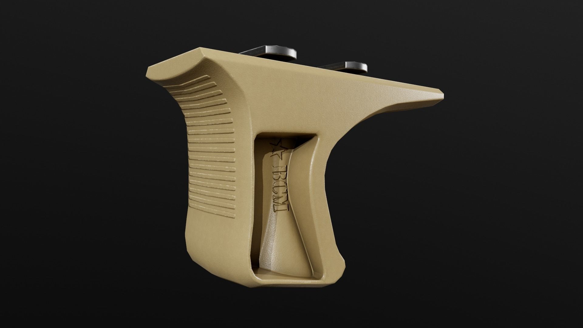 3D model BCM Gunfighter KAG-MLOK Angle Forward Grip VR / AR / low-poly ...