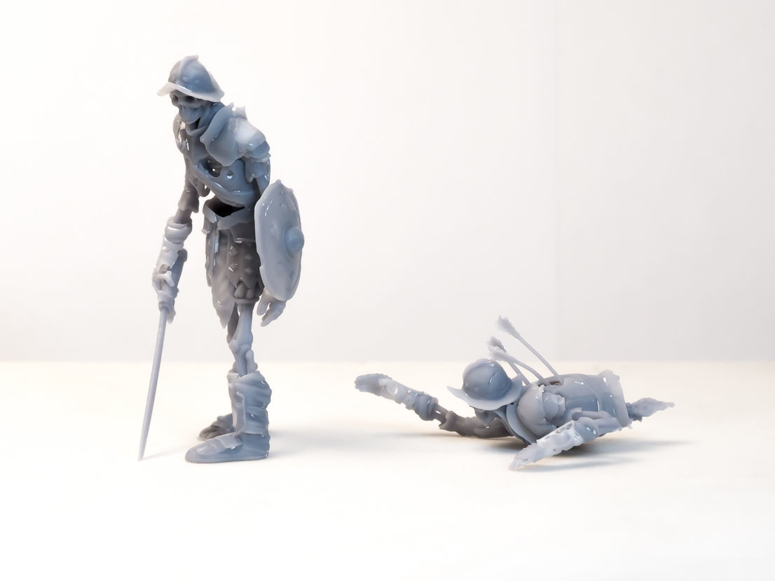 Skeleton Knight - DnD Monster - 2 Poses 3D model 3D printable | CGTrader