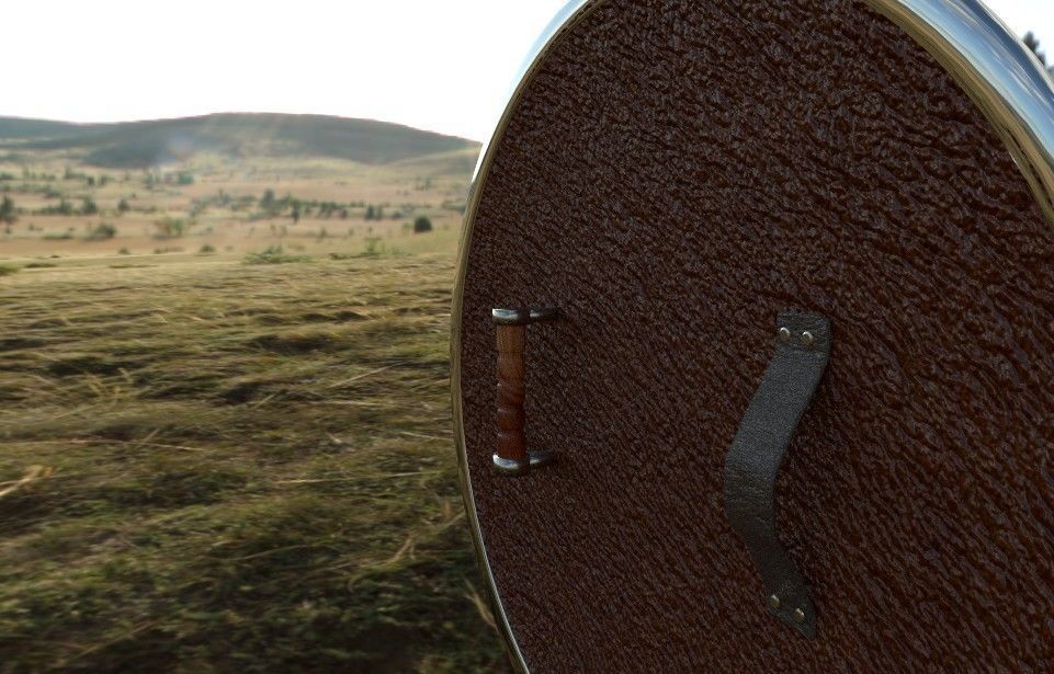 Titanium Shield 3D model | CGTrader