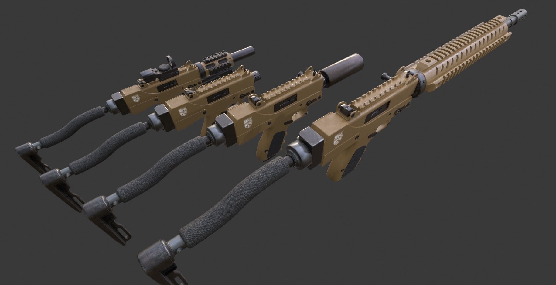 3D model MPA930DMG 9mm Pistol VR / AR / low-poly | CGTrader