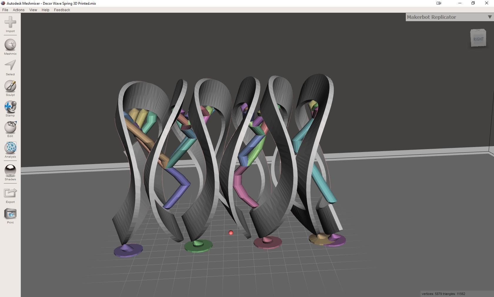 Wave Spring 3D model 3D printable | CGTrader