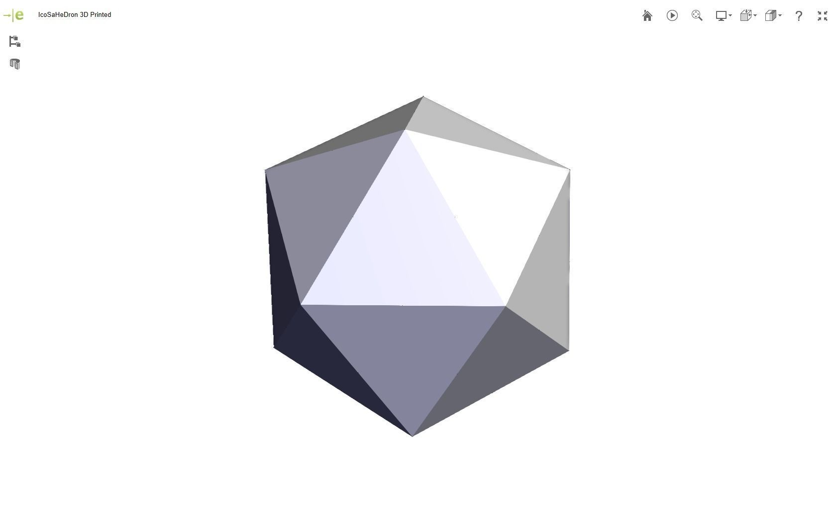 IcoSaHeDron 3D model 3D printable | CGTrader