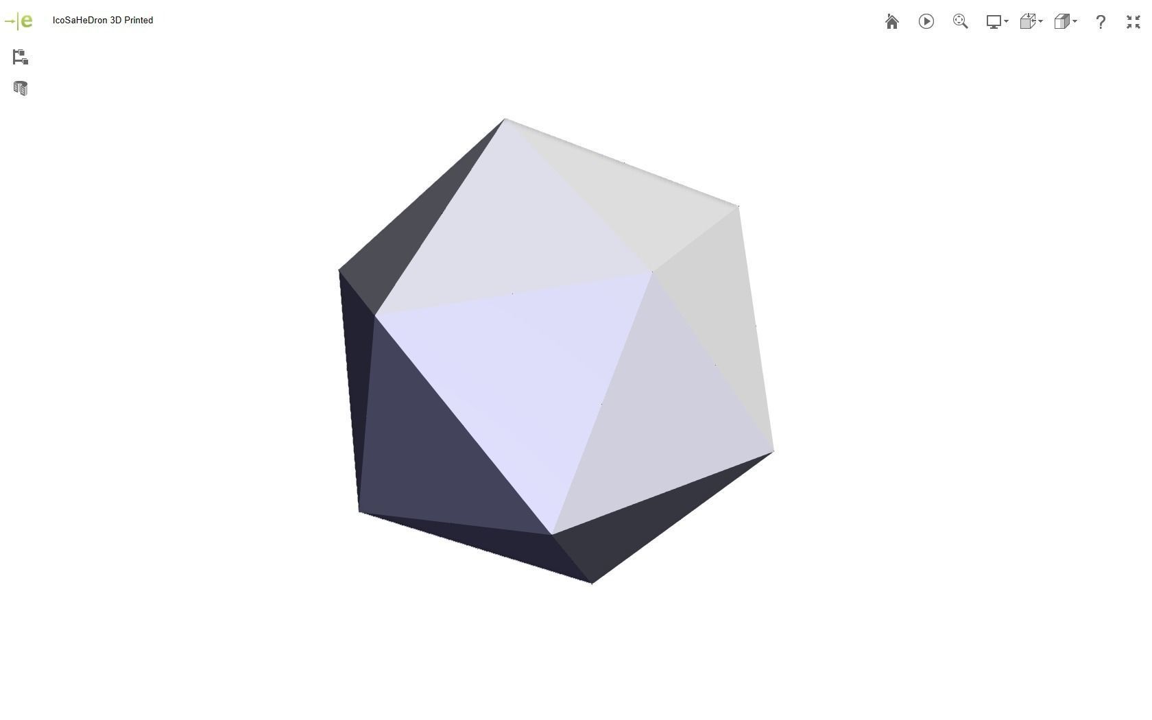 IcoSaHeDron 3D model 3D printable | CGTrader