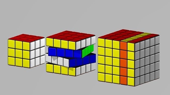 Rubiks cubes 3D model | CGTrader