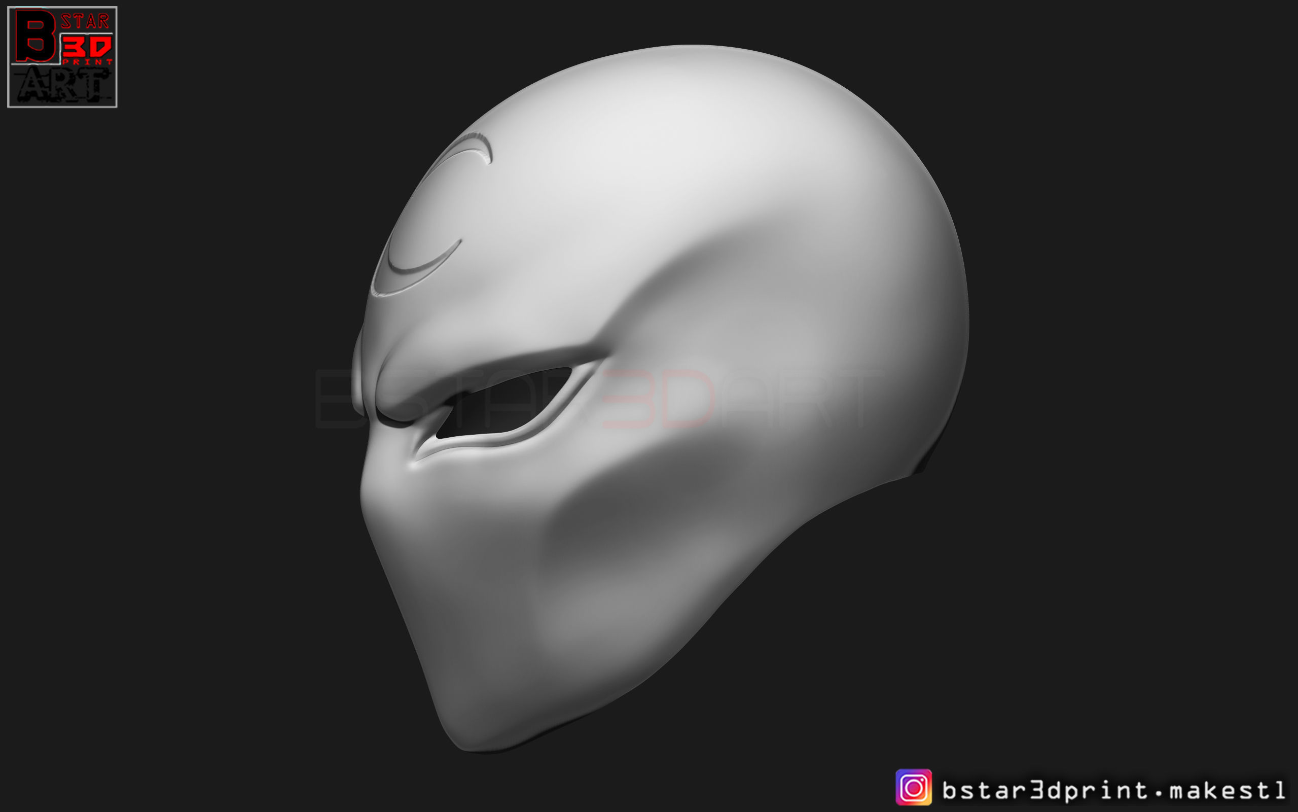 Moon Knight Mask - Marvel Comic helmet 3D model 3D printable | CGTrader