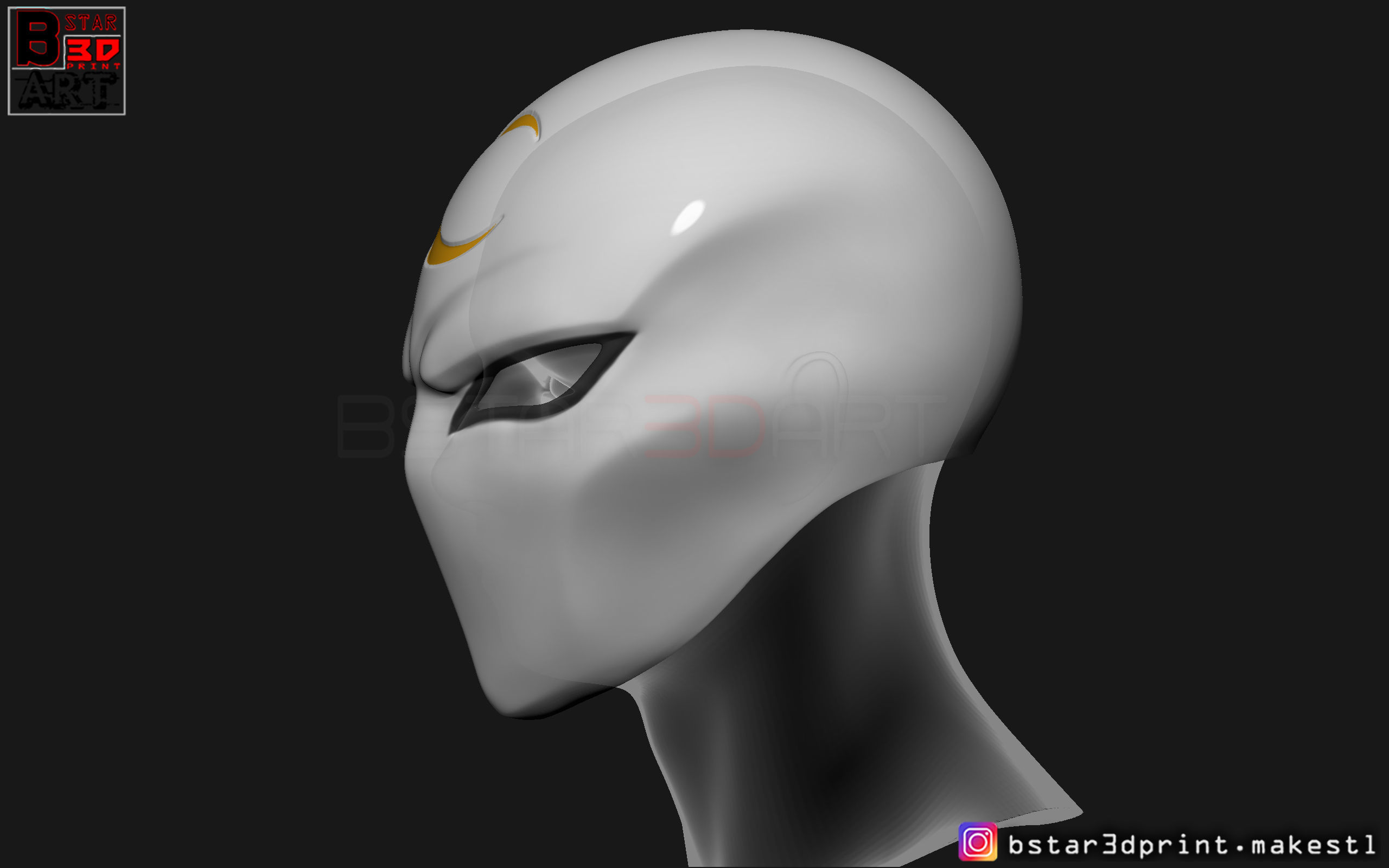 Moon Knight Mask - Marvel Comic helmet 3D model 3D printable | CGTrader