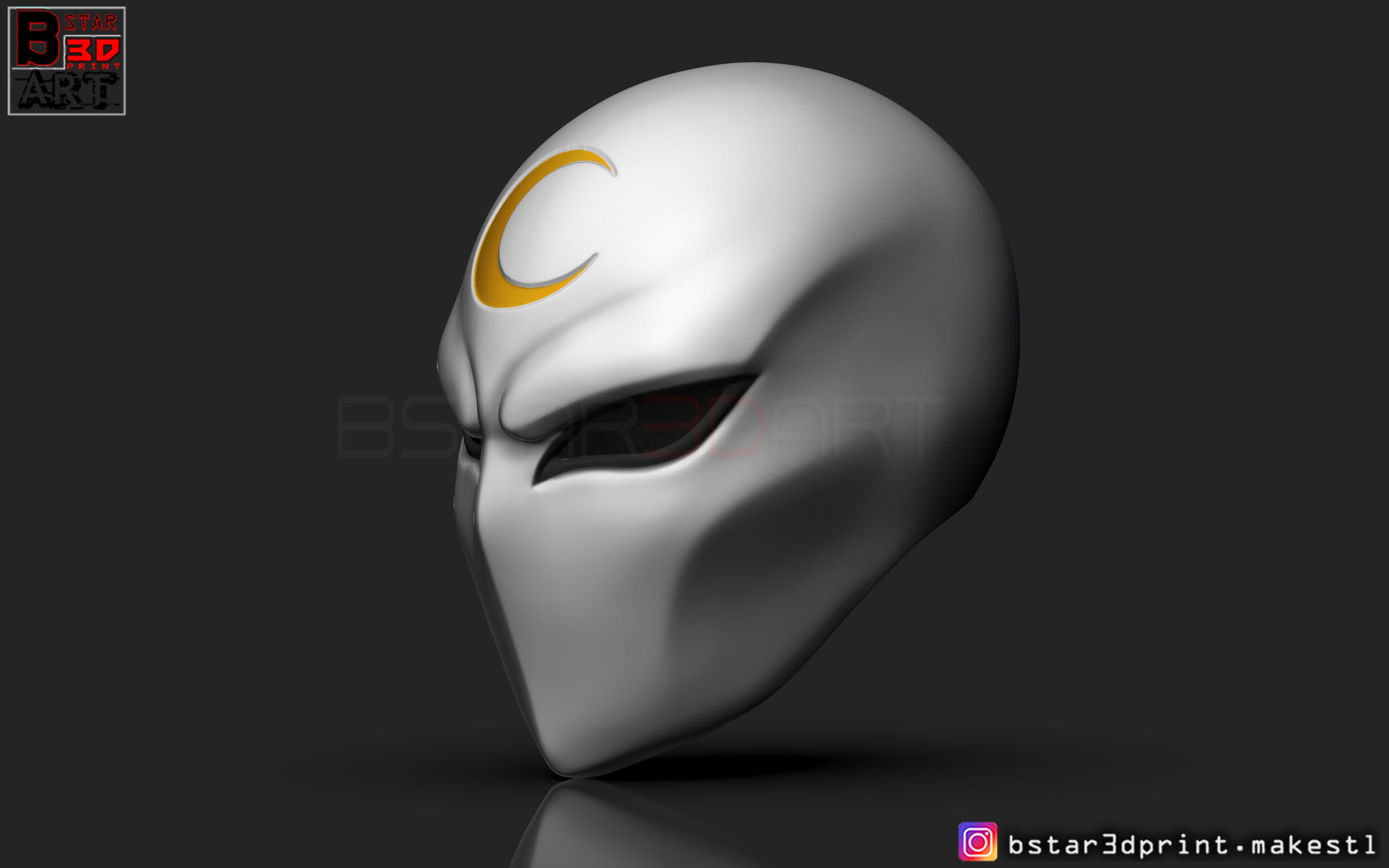 Moon Knight Mask - Marvel Comic helmet 3D model 3D printable | CGTrader