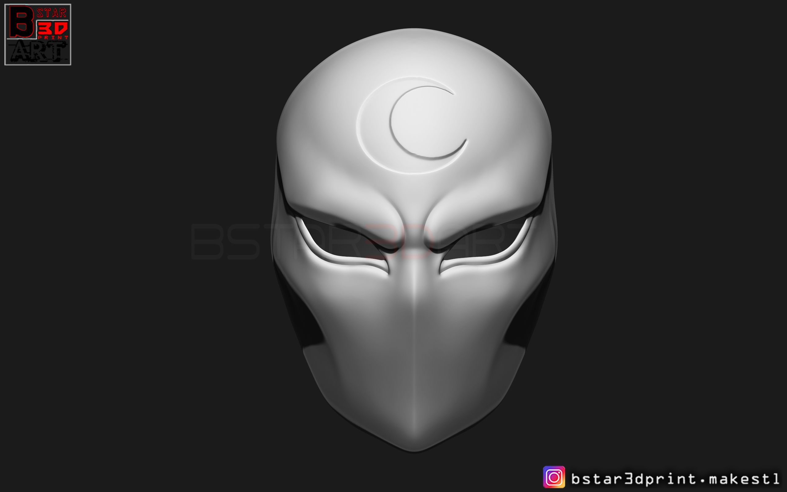 Moon Knight Mask - Marvel Comic helmet 3D model 3D printable | CGTrader