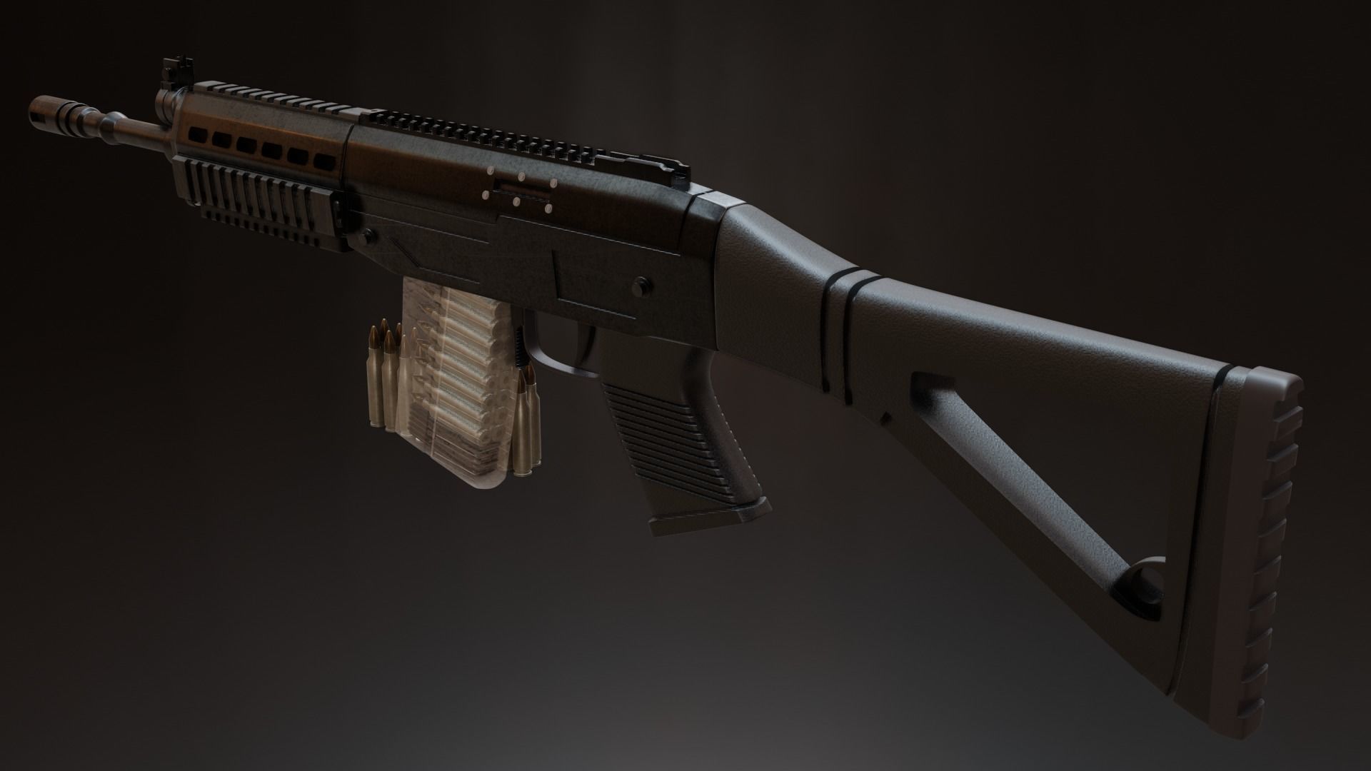 SIG SG 553 3D model | CGTrader