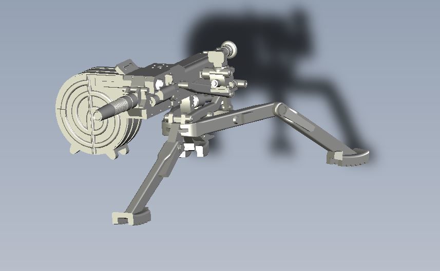 AGS-17 grenade launcher 3D model | CGTrader