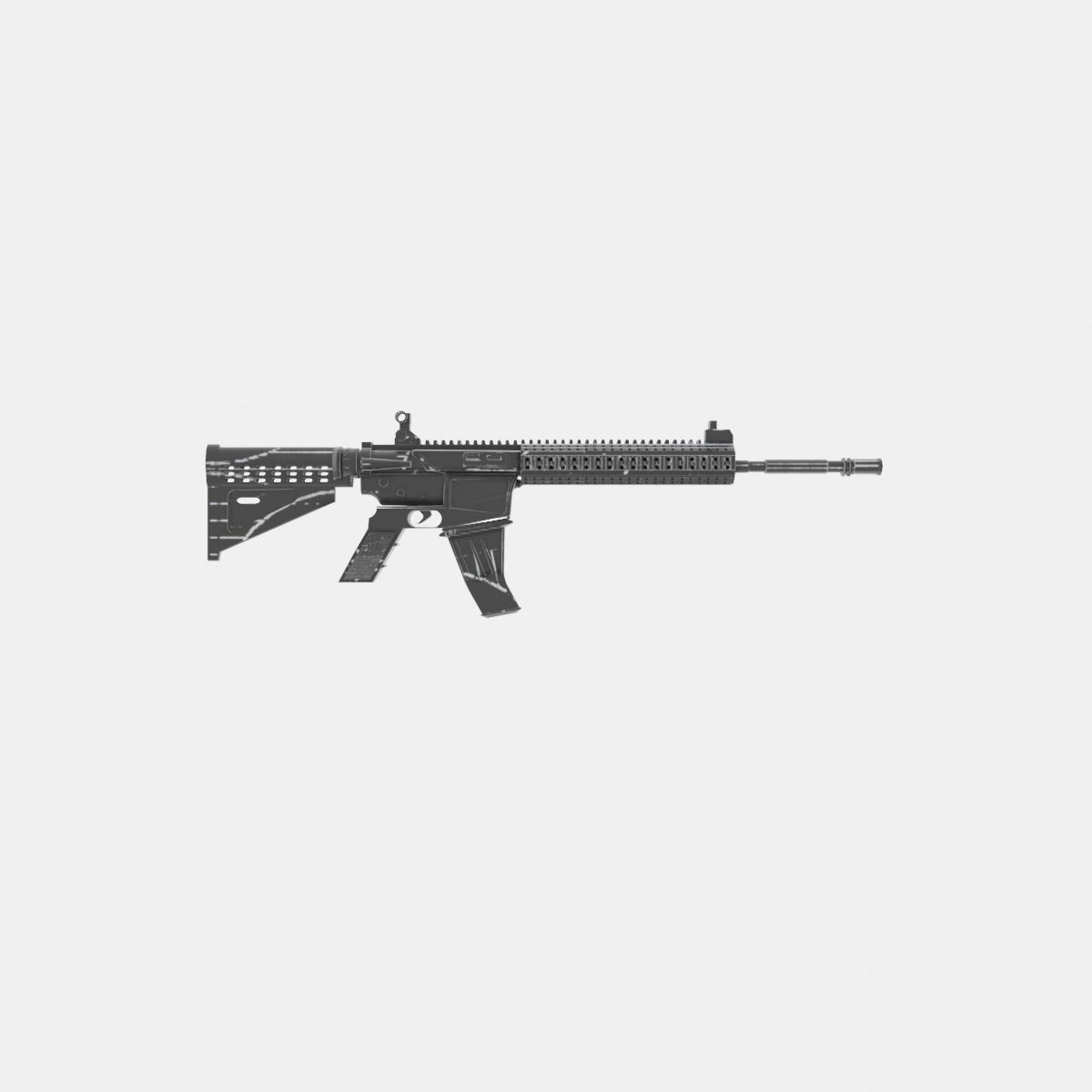 GUN M416 3D model | CGTrader