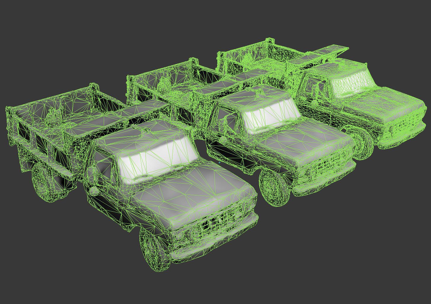 3D model Car Wreck Pack VR / AR / low-poly | CGTrader