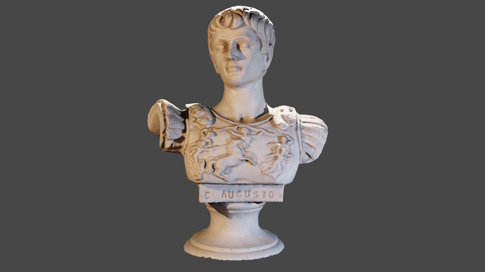 Bust of Caesar Augustus 3D model | CGTrader