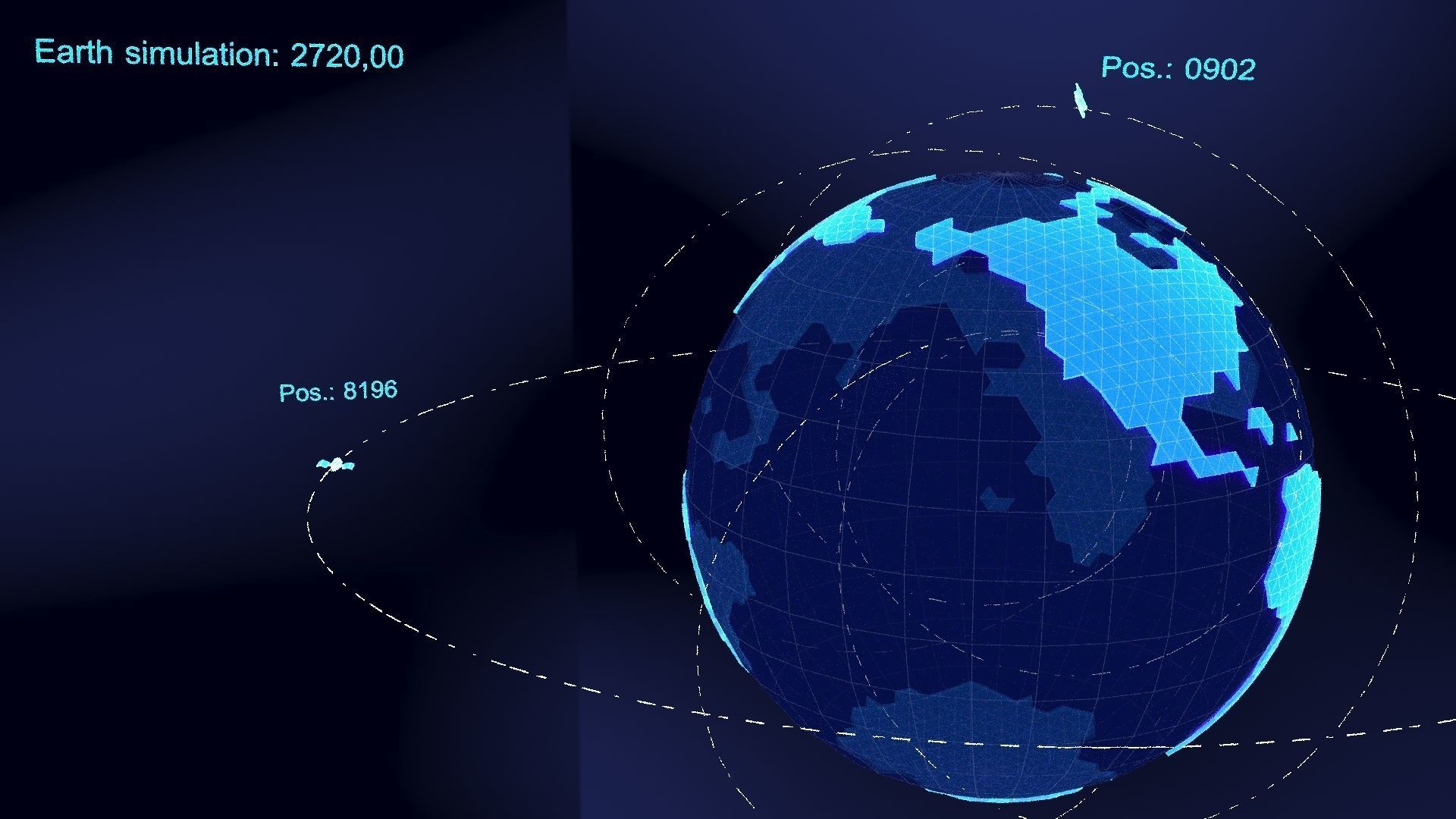 Earth Simulation Hologram 3d Model Animated Cgtrader