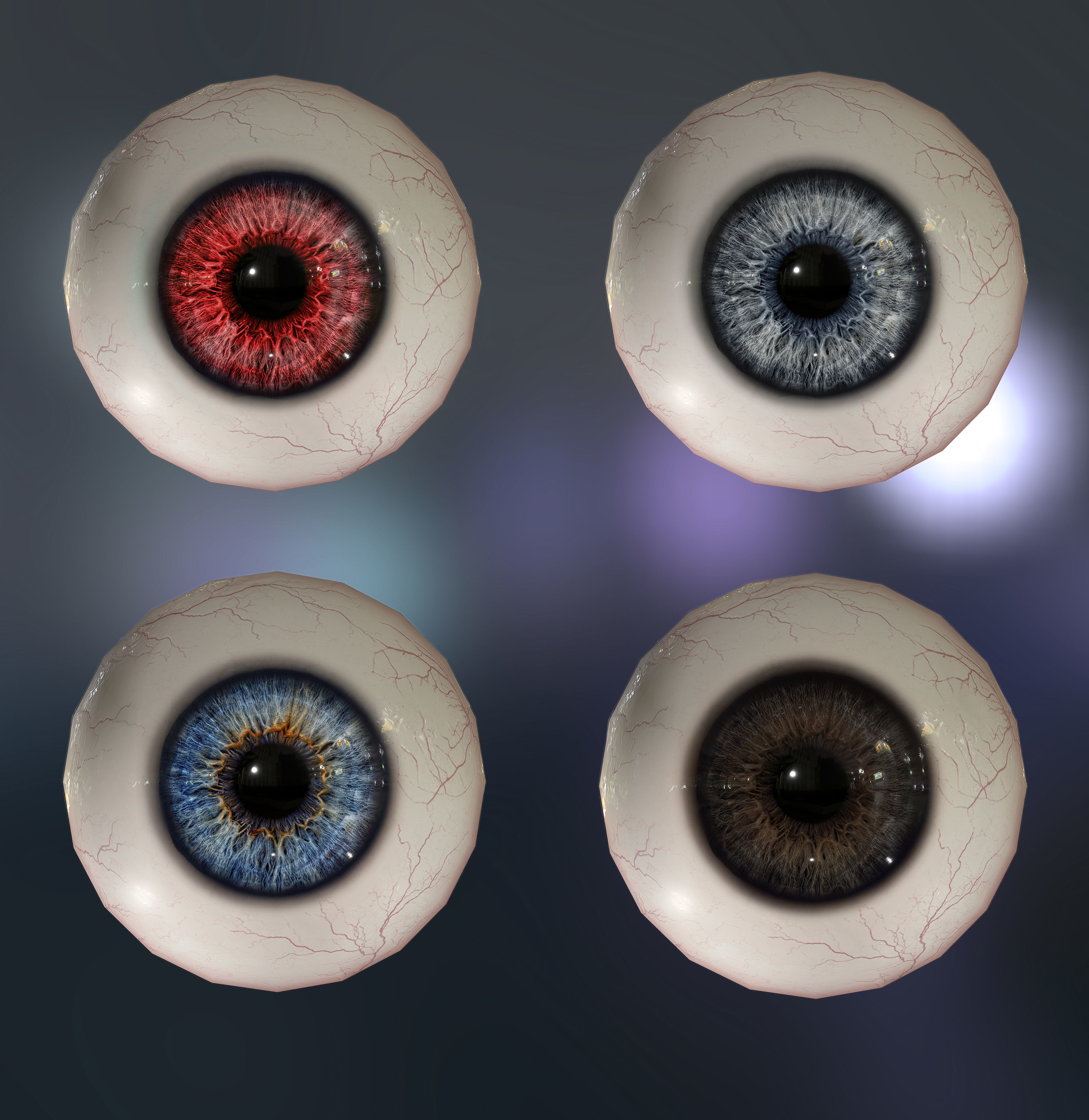 3D model Realistic Stylized Human Eye VR / AR / low-poly | CGTrader