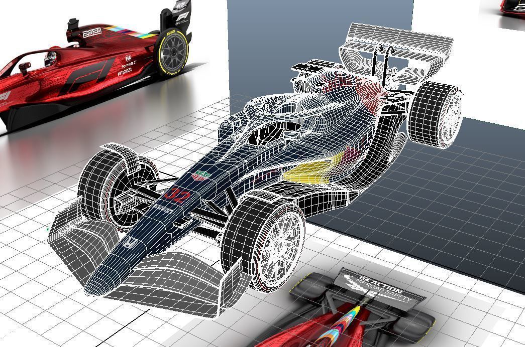 F1 2021 car 3D model | CGTrader
