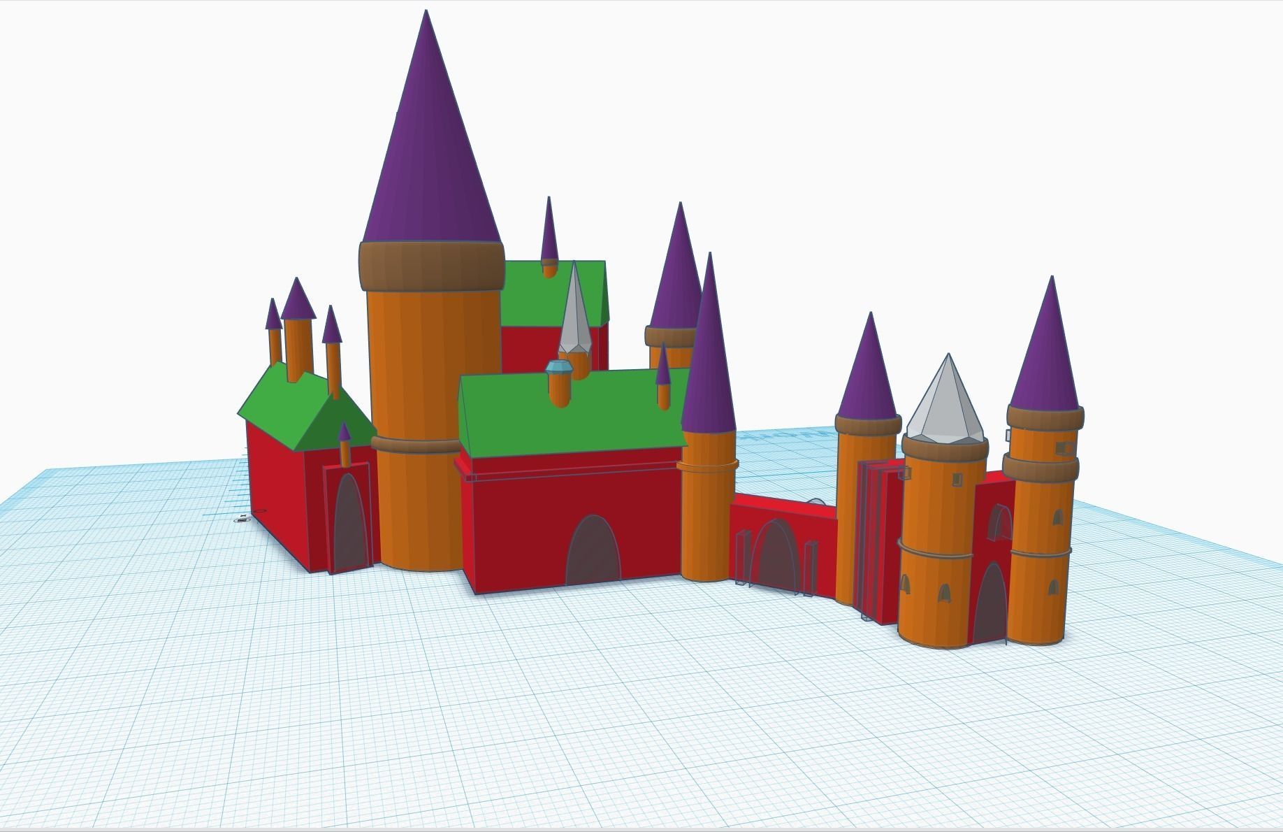 Hogwarts 3D model 3D printable | CGTrader