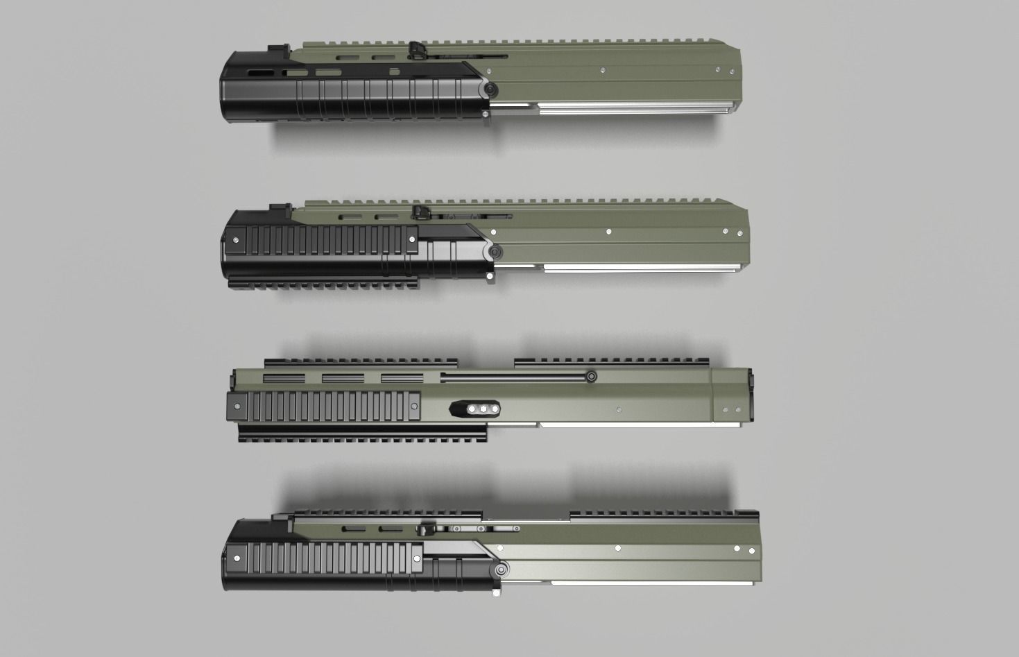 3D model Upper Receiver - Weapon Attachment VR / AR / low-poly | CGTrader