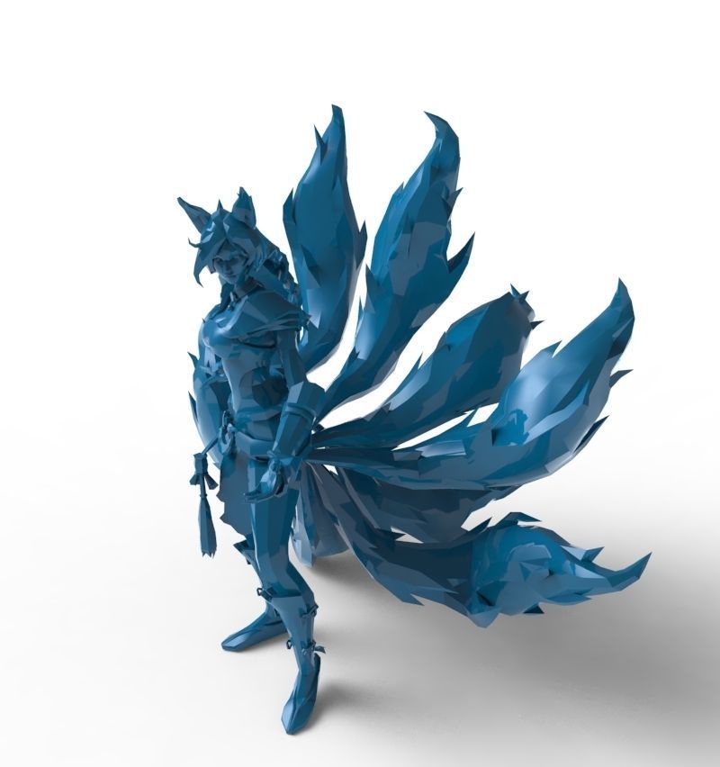 Ahri 3d print 3D model 3D printable | CGTrader
