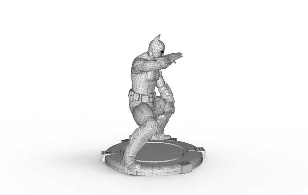 Batman - Fight Pose 3D model 3D printable | CGTrader