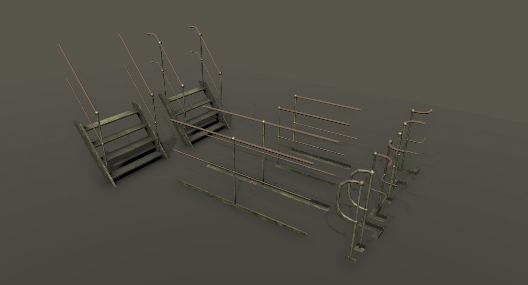 3D model Low poly machinery models pack VR / AR / low-poly | CGTrader