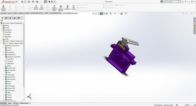 servo motor 3D model | CGTrader